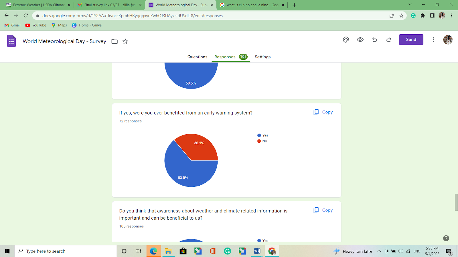SL Preparedness on Weather Pattern Changes -Meteorological Survey ...